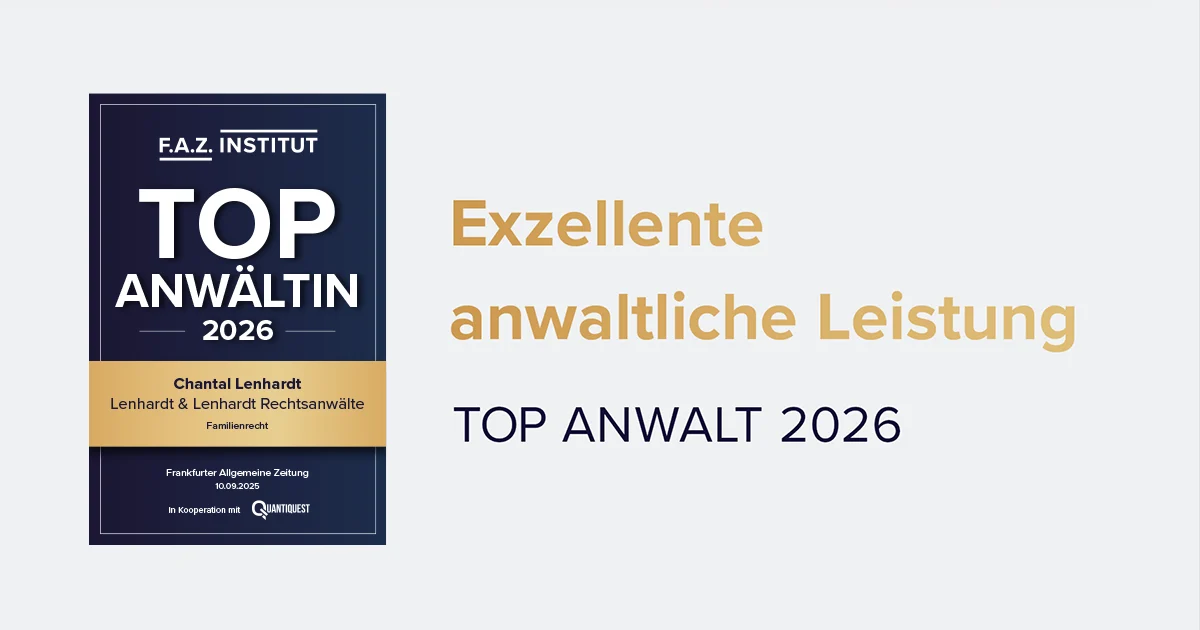 Auszeichnung: „Top-Anwalt 2026“ im Familienrecht, Frankfurt